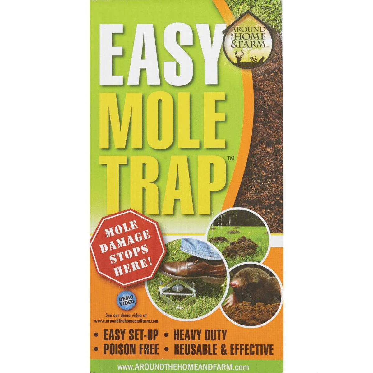 Easy Mole Trap Steel Scissor Mole Trap - - Jake's Feed & Garden